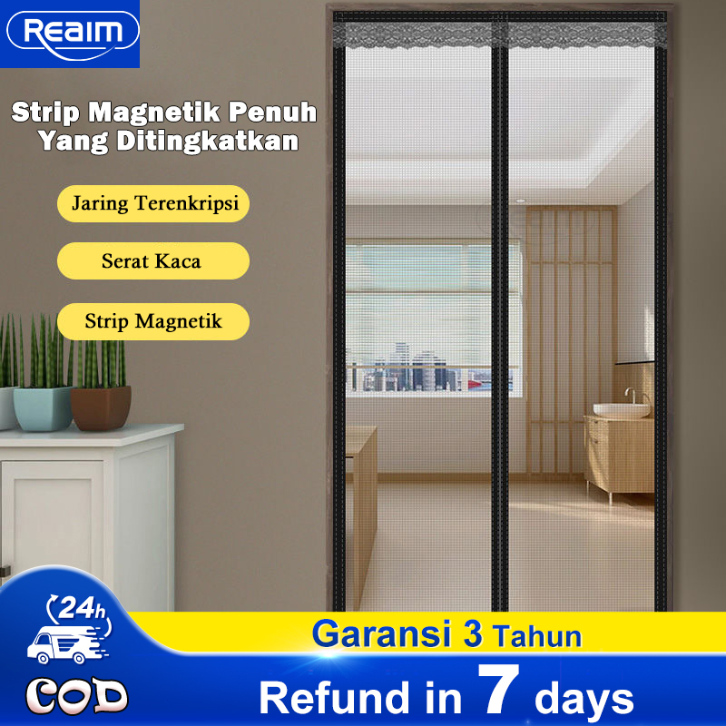 Jual Tirai Pintu Magnet Anti Nyamuk Serangga Murah Tirai Magnet Pintu ...