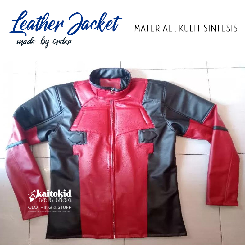 Jual Jaket DEADPOOL Leather Jacket Cosplay Jaket Kulit bisa custom ...