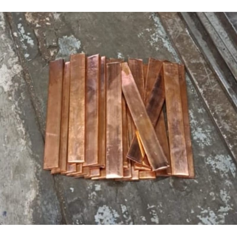 Jual Plat Strip Tembaga Murni 3mm X 20mm X 500mm | Shopee Indonesia
