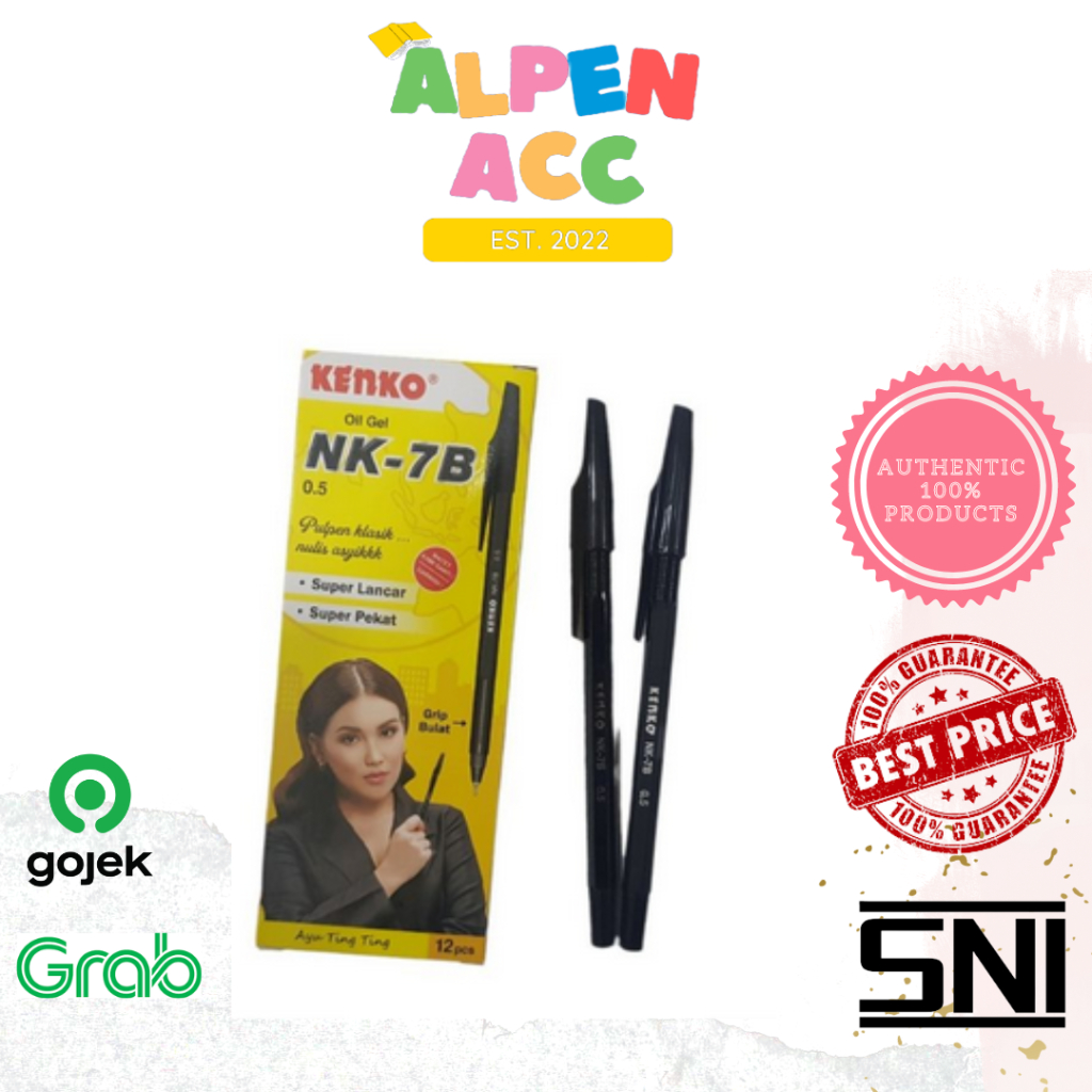 Jual KENKO Ball Pen / Pulpen / Pena Kenko NK-7B 1 BOX | Shopee Indonesia