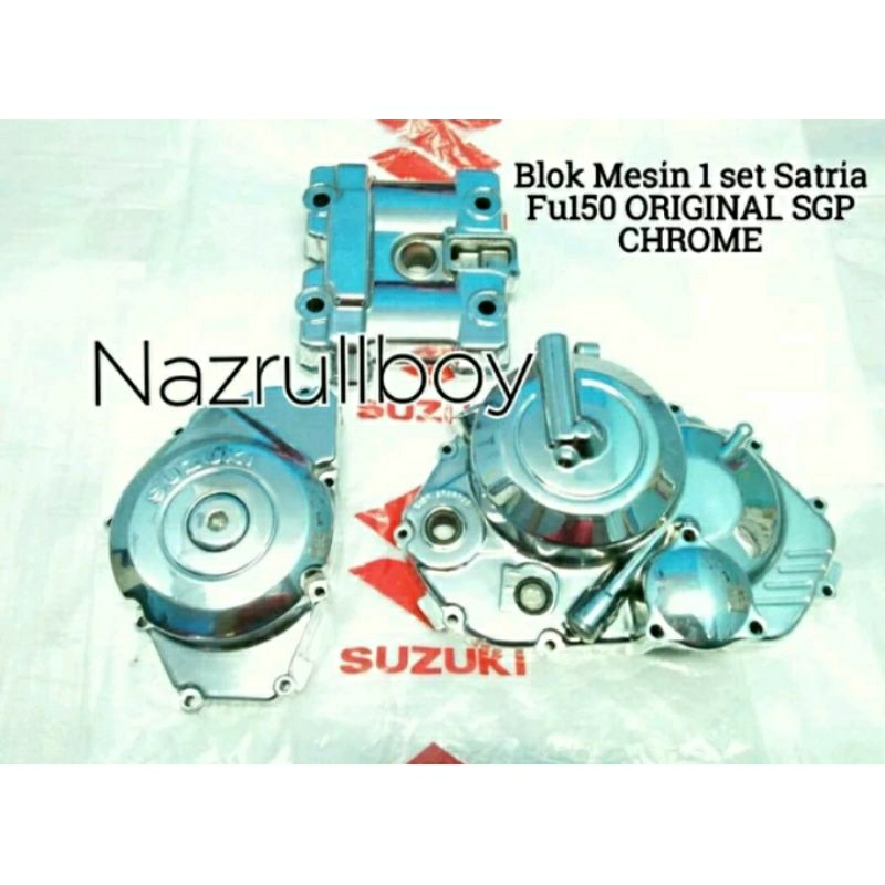 Jual Paket Block bak mesin Suzuki satria fu 150 Chrome Original SGP ...