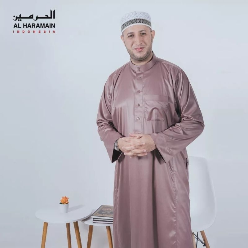 Jual GAMIS / JUBAH AL HARAMAIN 100% ORIGINAL WARNA COKLAT | Shopee ...