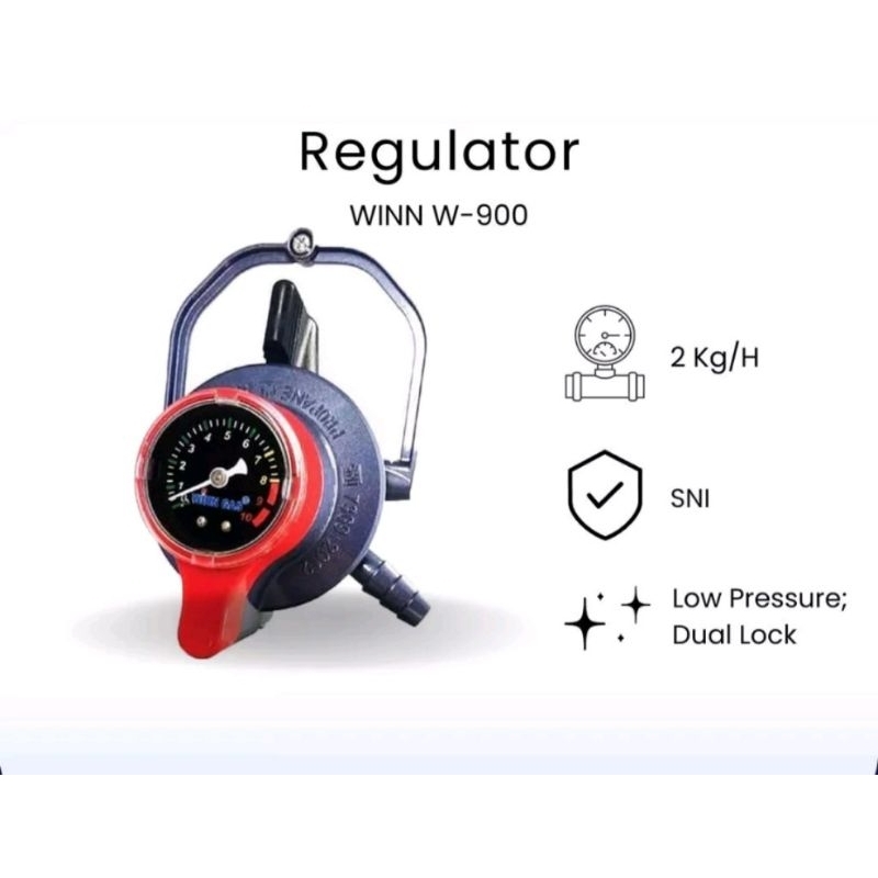 Jual Regulator Winn Gas W900 M / regulator winn gas original | Shopee ...