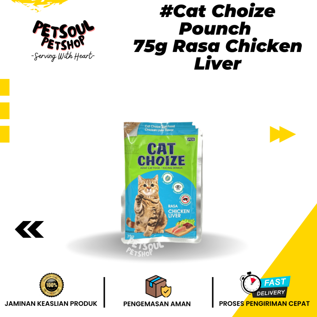 Jual Cat Choize Pouch 75g Makanan Basah Kucing Wet Cat Food | Shopee ...