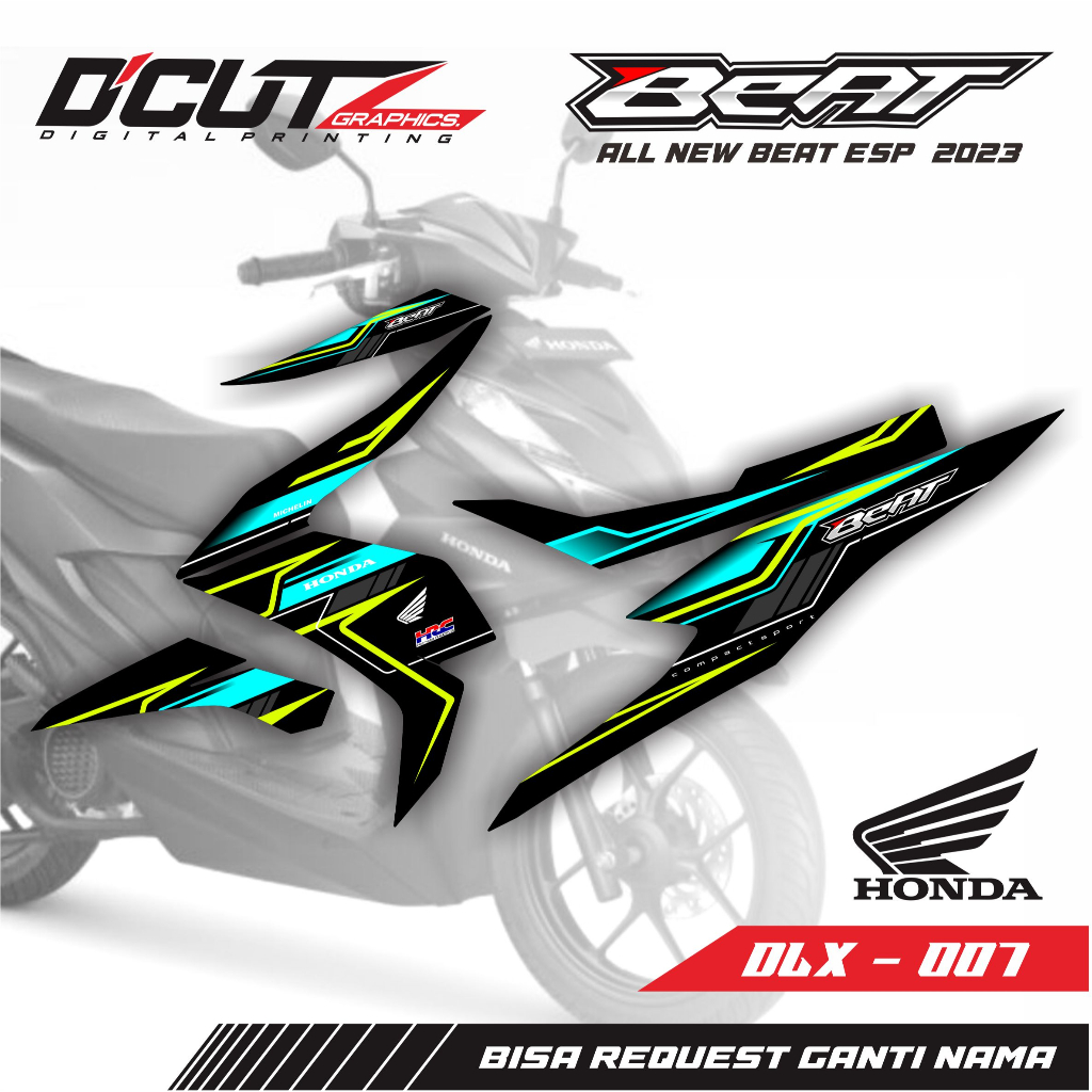 Jual Striping All New Honda Beat 2020 - 2023 ( DLX - 007 ) | Shopee ...