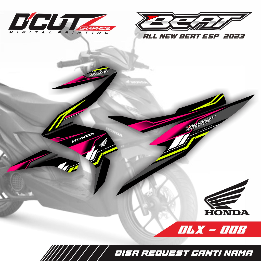 Jual Striping All New Honda Beat 2020 - 2023 ( DLX - 008 ) | Shopee ...