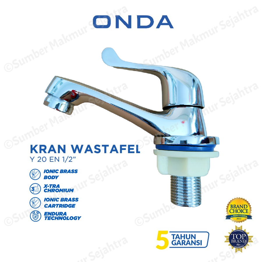 Jual ONDA Kran Wastafel Cuci Tangan Kuningan Y 20 EN 1/2 inch | Shopee Indonesia