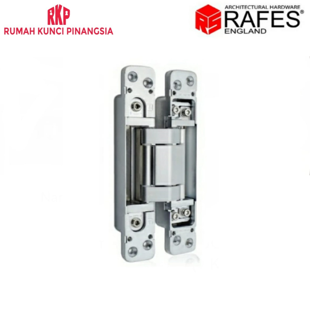 Jual Concealed Invisible Door Hinge Engsel Pintu Tanam Silver Aluminium ...