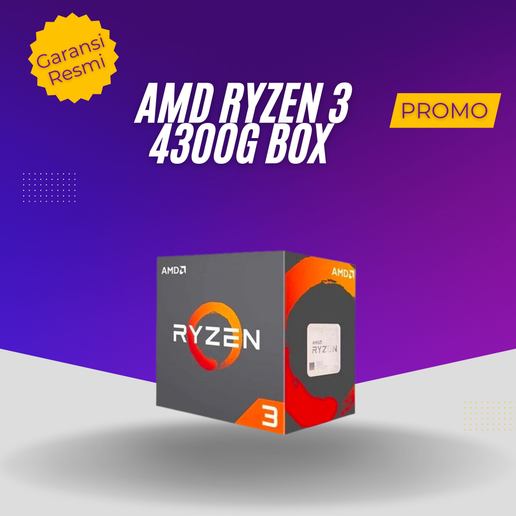 Jual AMD RYZEN 3 4300G BOX | Shopee Indonesia