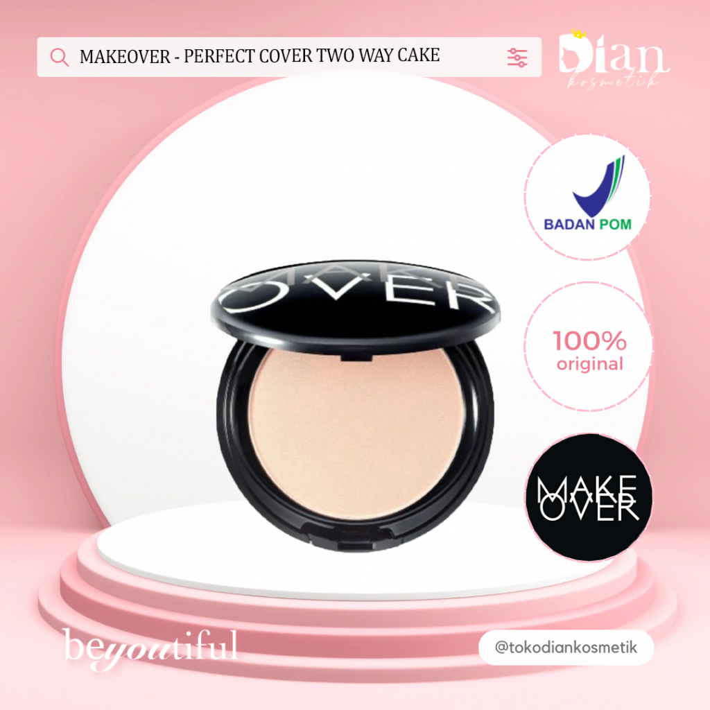 Jual MAKEOVER - PERFECT COVER TWO WAY CAKE | Shopee Indonesia