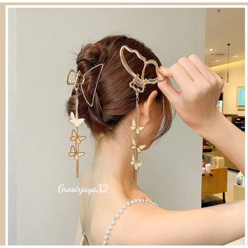 Jual Jepit rambut jedai logam MARIA Mutiara Vintage Jambo Hairclip ...