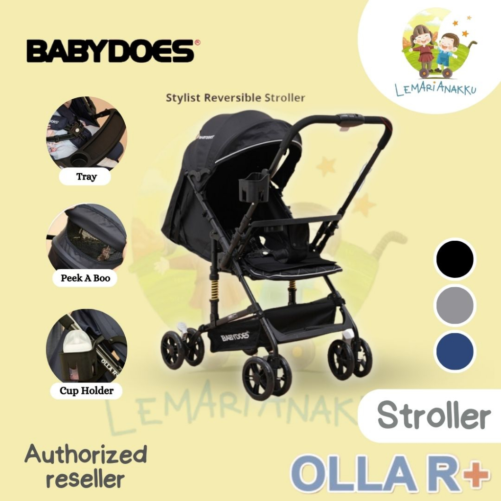 Jual Stroller Lipat BabyDoes Olla R / Olla R+ / Olla R+ Looney Tunes ...