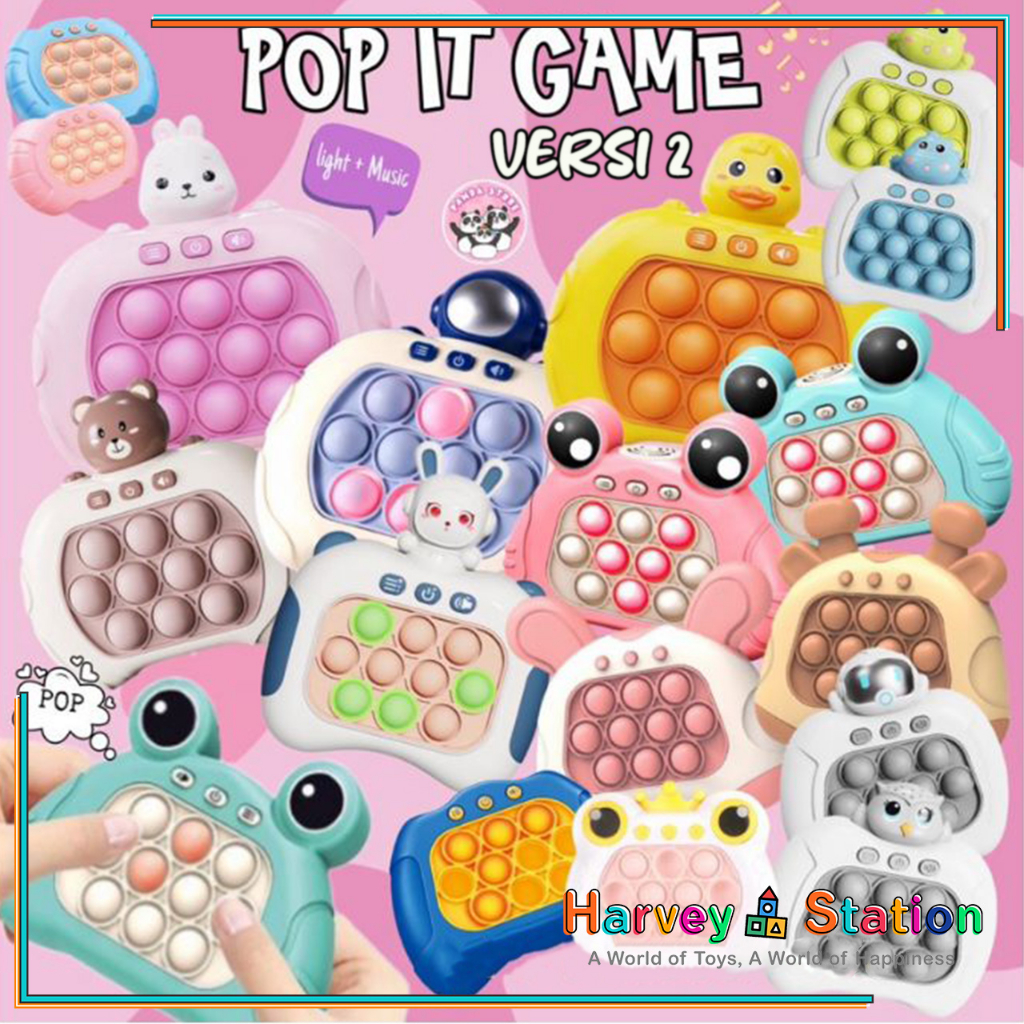 Jual POP IT ELEKTRONIK Mainan Edukasi Anak Squishy Viral Push Bubble ...