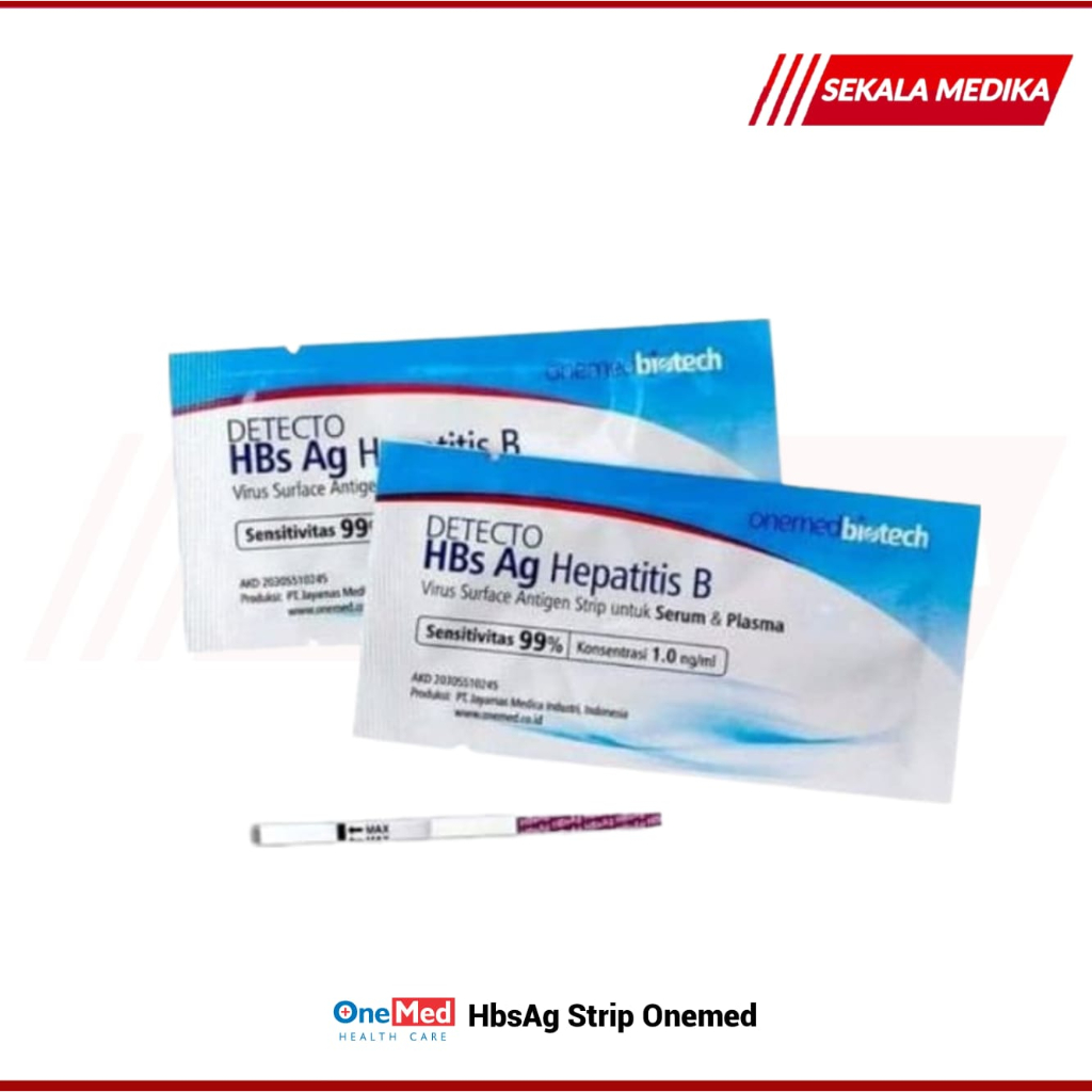 Jual Detecto Hbs Ag Onemed Alat Pendeteksi Hepatitis B Biotek / Pcs ...