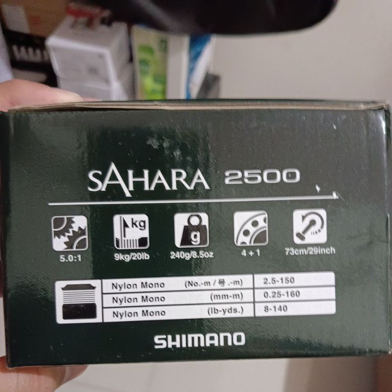 Jual Reel Pancing Shimano SAHARA 1000 , C 3000 HG , 4000XG , C 5000 XG ...