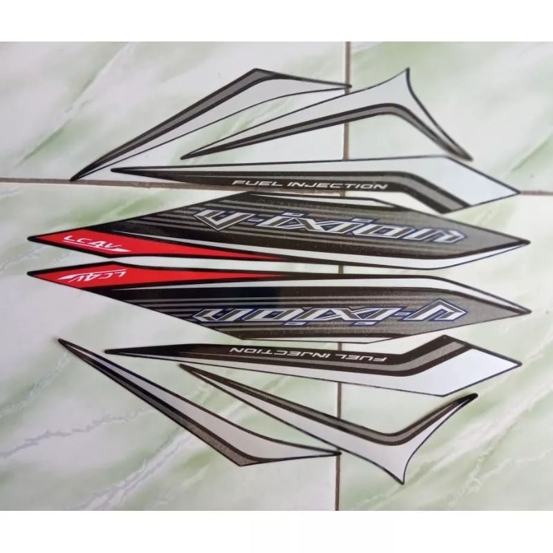 Jual stiker Striping VIKSEN 2019 varian warna (merah_abu-abu_hitam ...