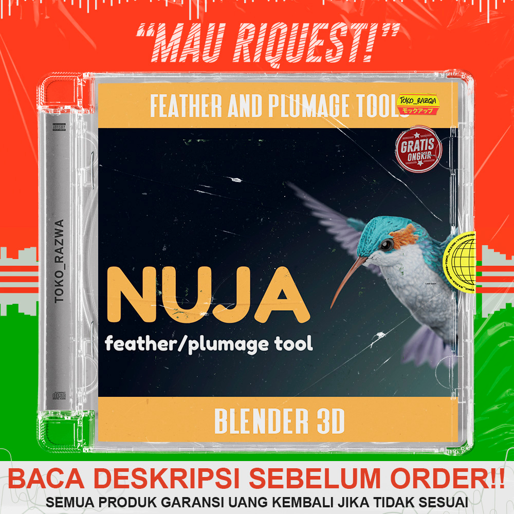 Jual Blender 3D - Feather And Plumage Tools - 040823 | Shopee Indonesia