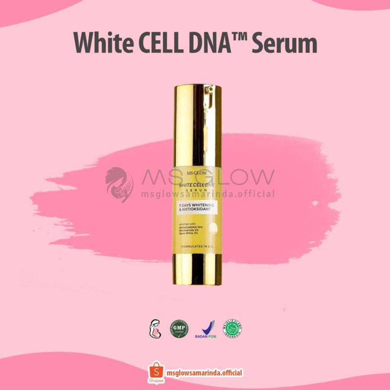 Jual White CELL DNA Serum - MSGLOWSAMARINDA OFFICIAL | Shopee Indonesia