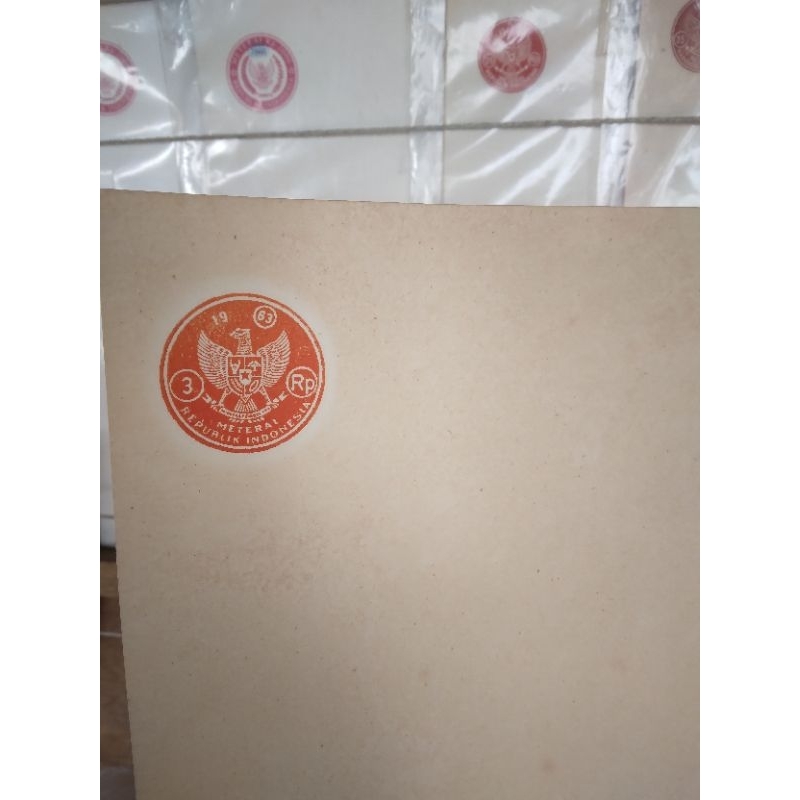 Jual kertas segel tahun 1963 original | Shopee Indonesia