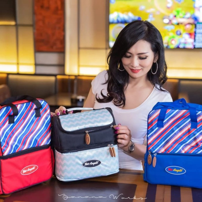 Jual Tas Asi Hot & Cold Big 2 susun / cooler baga asi / tas penyimpanan ...