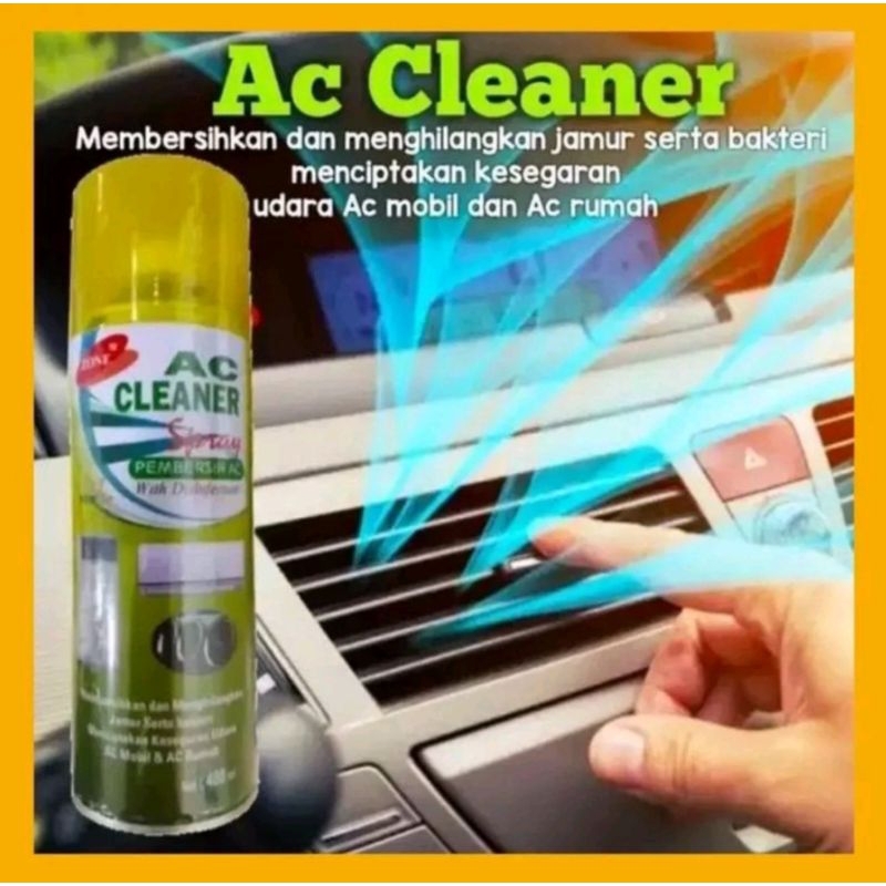 Jual ZONE AC CLEANER Spray | Pembersih AC Mobil & Rumah 400ML | Shopee ...