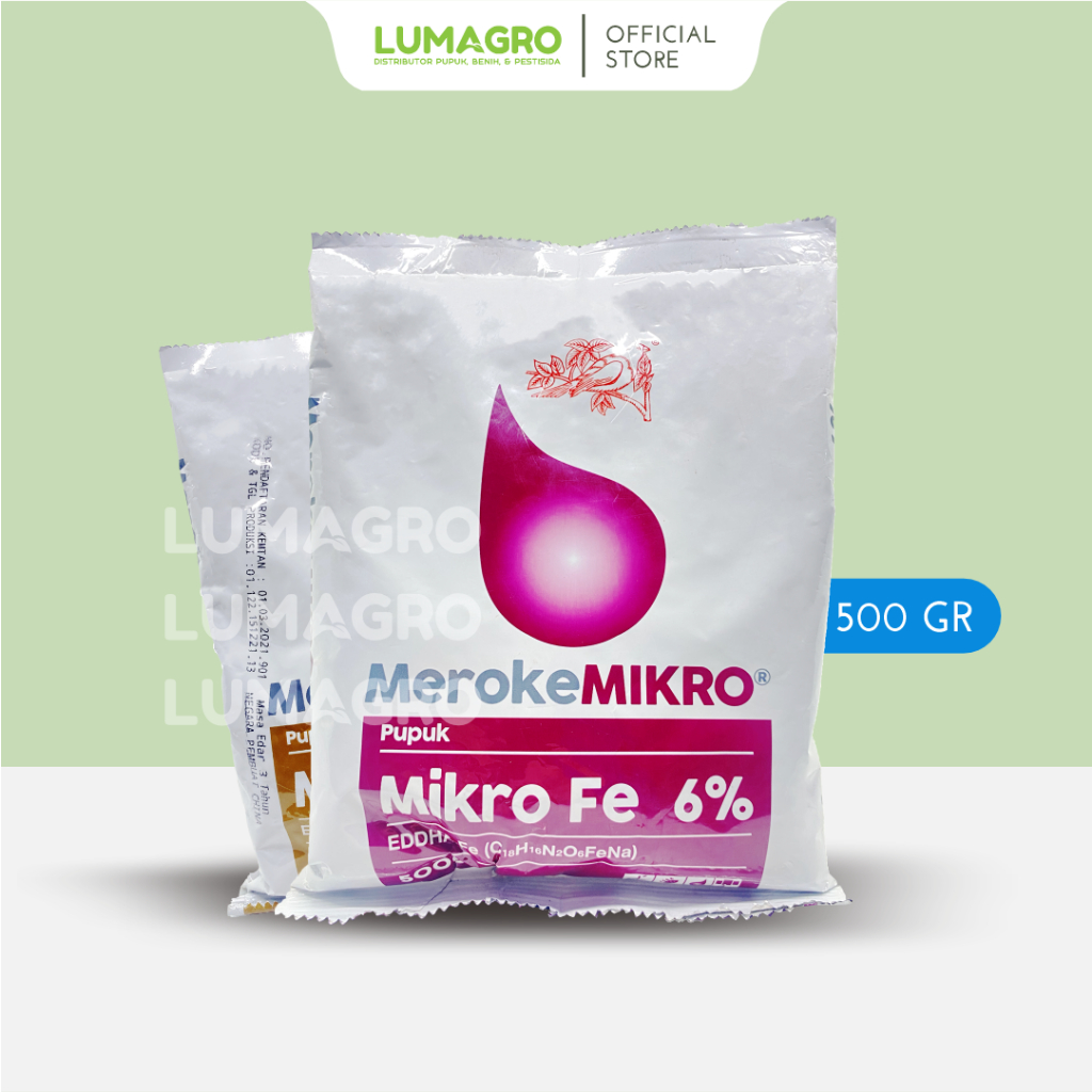 Jual Pupuk Meroke Fe 500gr Eddha Edta Meningkatkan Produktivitas ...