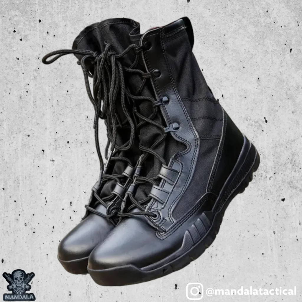 Jual SEPATU PDL HITAM TACTICAL SWAT CQB | Shopee Indonesia