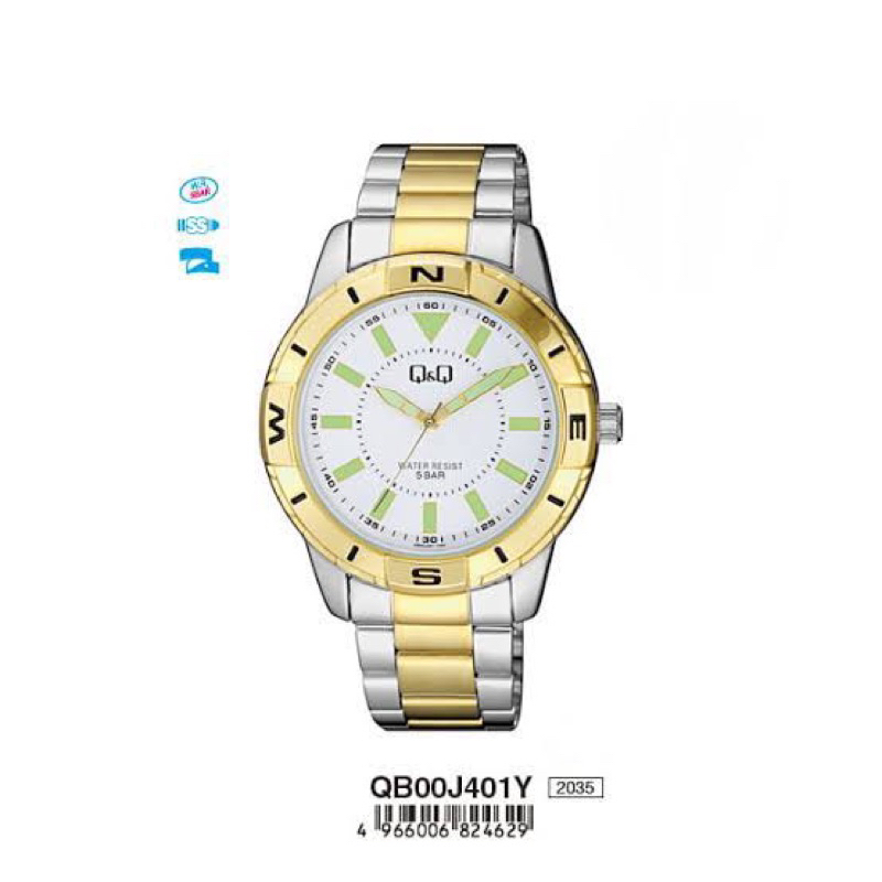 Jual Jam tangan Q&Q QNQ QQ jam tangan pria A208J201Y original | Shopee ...