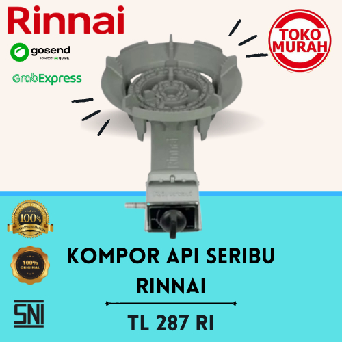 Jual Kompor Gas Cor Api Seribu Low Pressure RINNAI TL 287 RI | Shopee ...