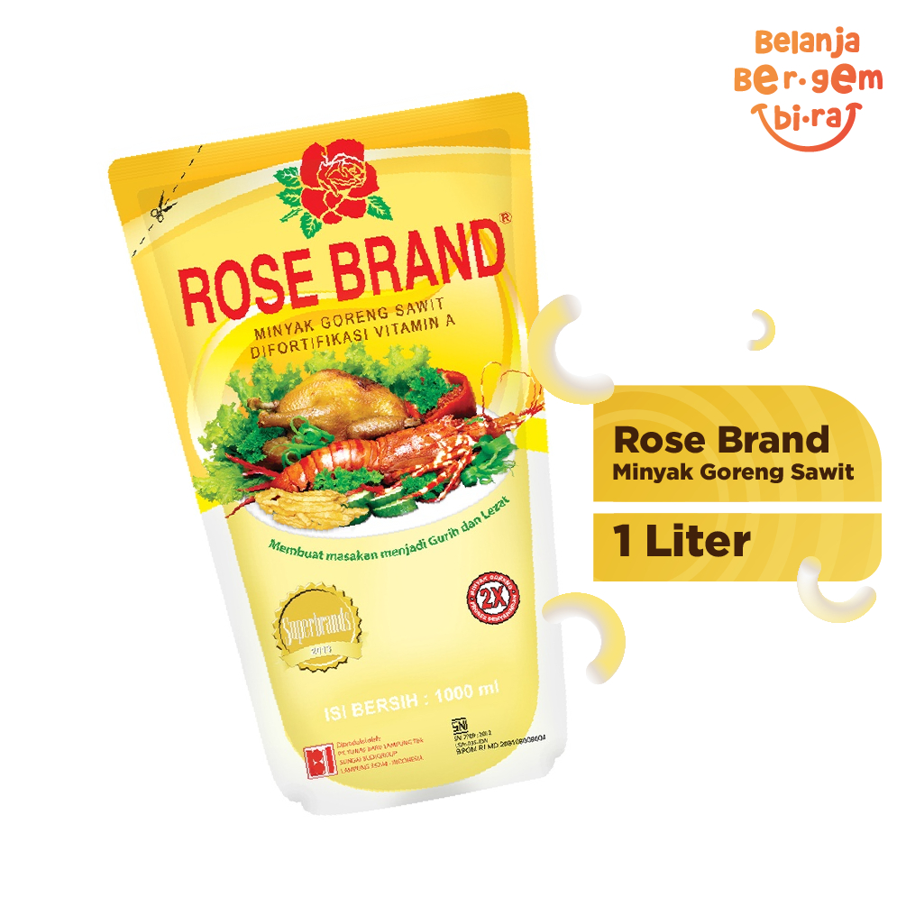 Jual MINYAK GORENG ROSE BRAND 1 LITER | Shopee Indonesia