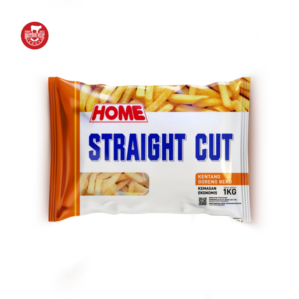 Jual HOME French Fries Straight Cut Batter Coated 1kg, Kentang Goreng ...