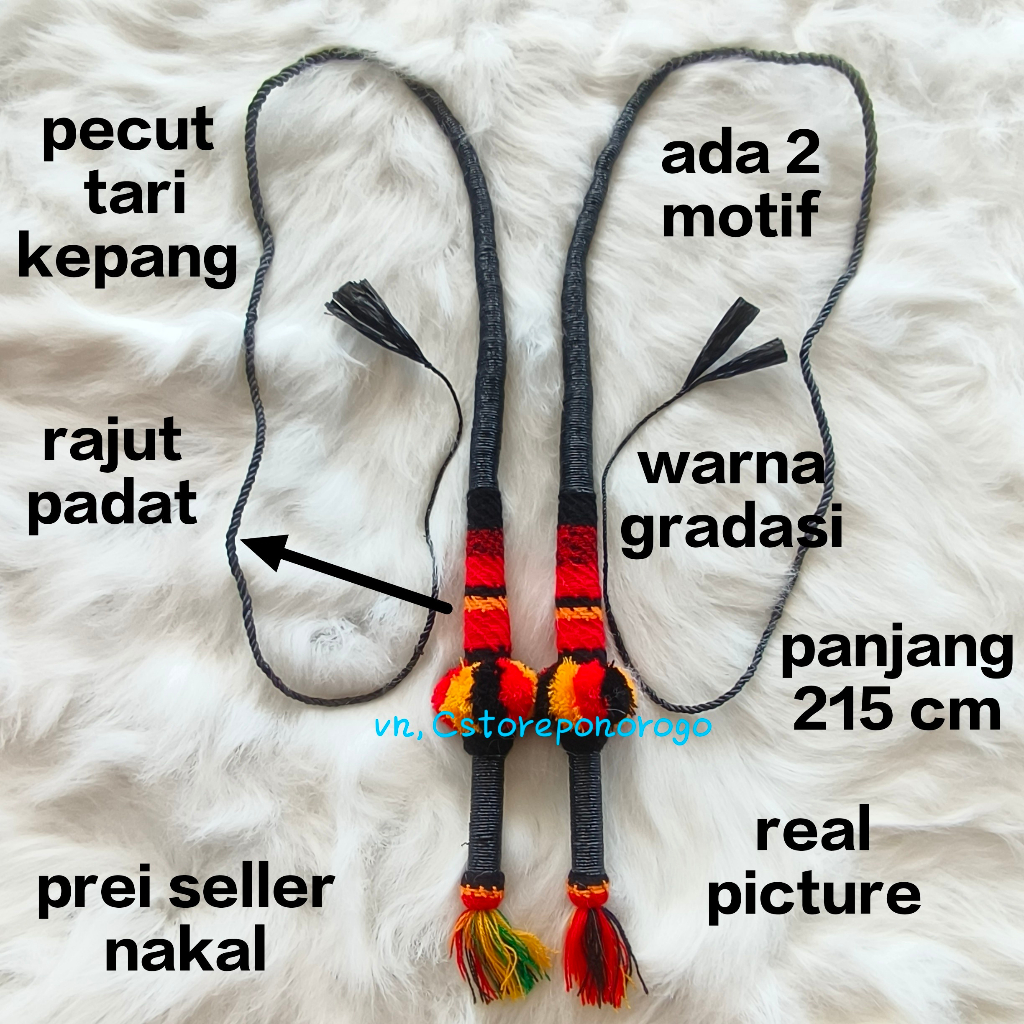 Jual PECUT TARI KEPANG GAGANG BUBUT & BIASA / cemeti / cambuk / pecut ...