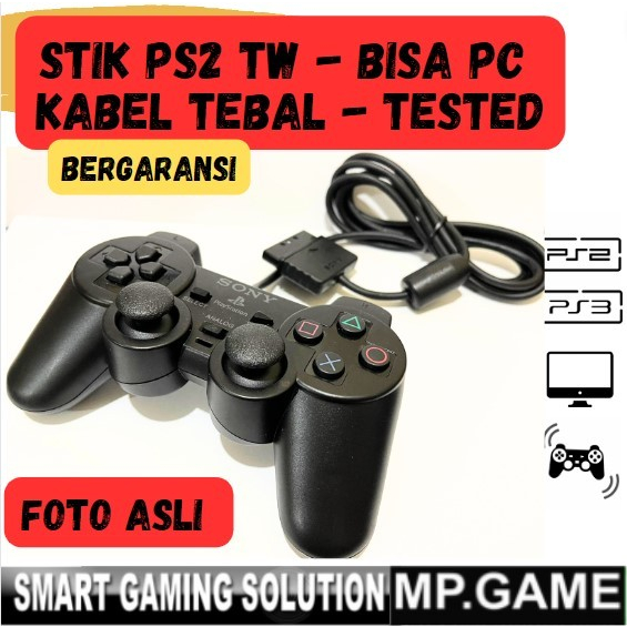 Jual Stik Stick PS2 ORI ORIGINAL PABRIK OP Elite Hitam Stik PS2 Stick ...