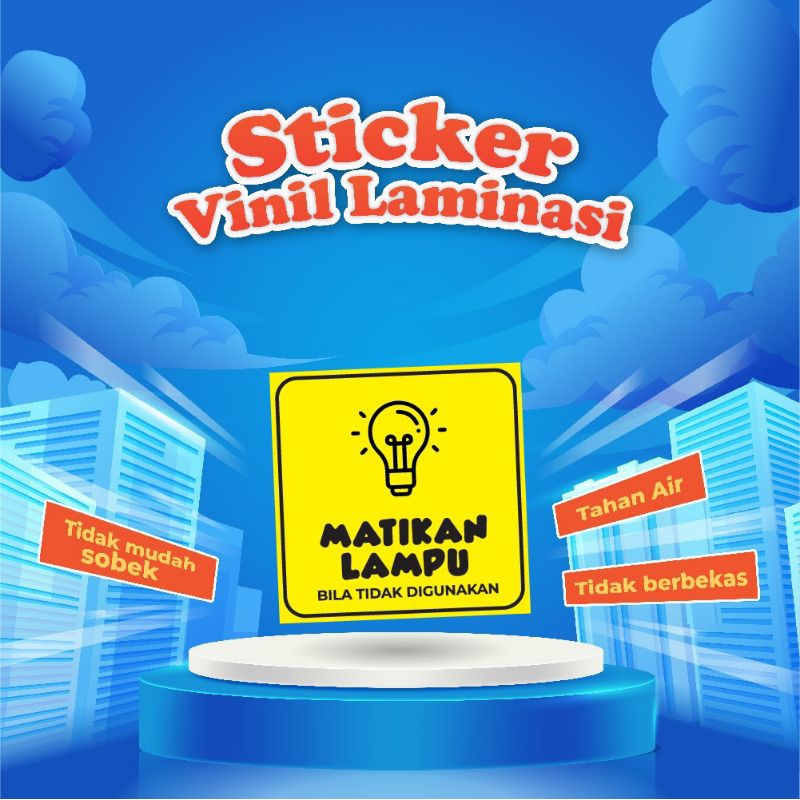 Jual stiker matikan lampu 10 × 10 cm | Shopee Indonesia
