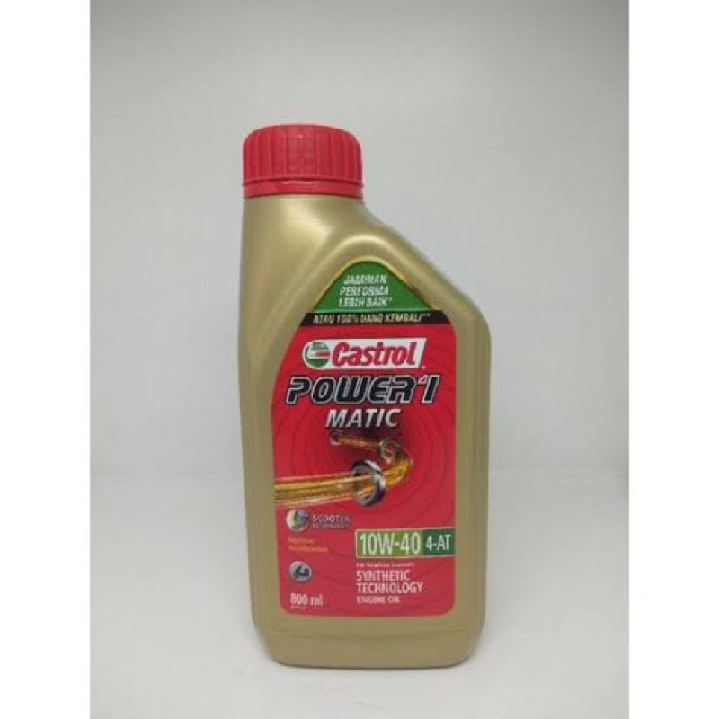 Jual OLI CASTROL POWER 1 MATIC | 0,8 Liter | Shopee Indonesia