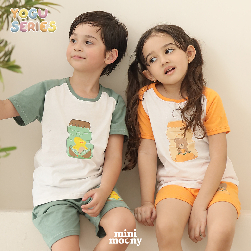 Jual Mini Moony Yogu Series Raglan Set - Set Raglan Anak - Setelan ...