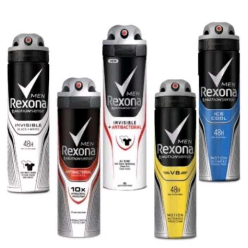 Jual Rexona Men Deodorant Body Spray Perfume Invisible Dry 150 Ml ...
