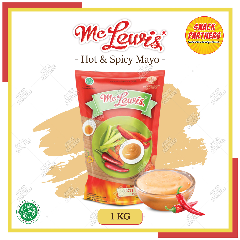 Jual MC LEWIS Mayonnaise 1 KG - Saos Saus Mayonaise Mayones - Original ...