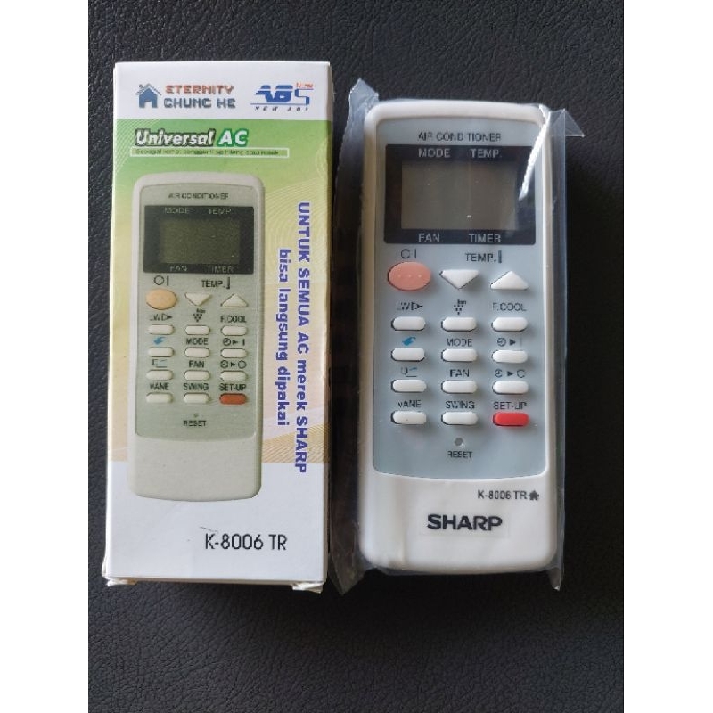Jual REMOT Ac SHARP REMOTE AC SHARP Multi Universal | Shopee Indonesia