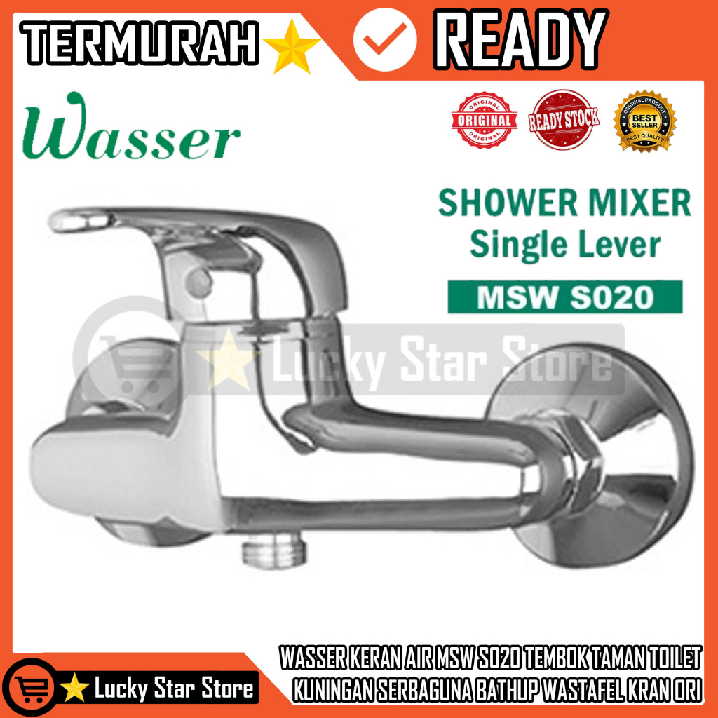 Jual WASSER KERAN AIR MSW S020 TAMAN TEMBOK WASTAFEL BATHUP KRAN AER CUCI PIRING MANDI STAINLESS ...