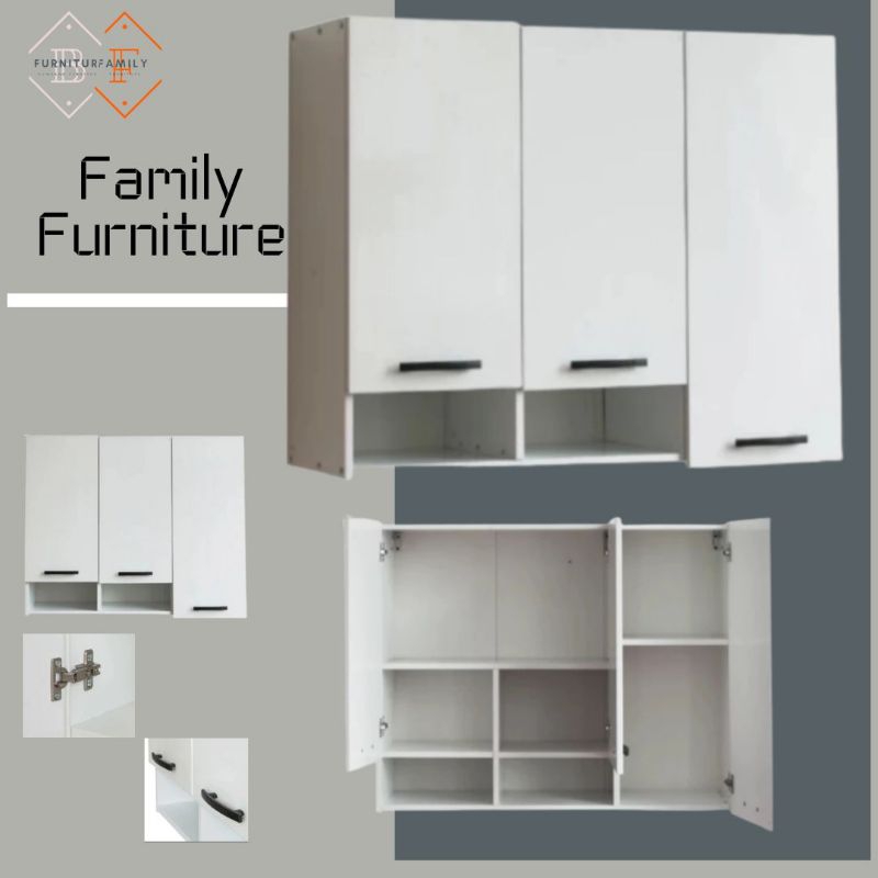 Jual Kitchen set atas minimalis 3 pintu / lemari dapur 3 pintu / lemari ...