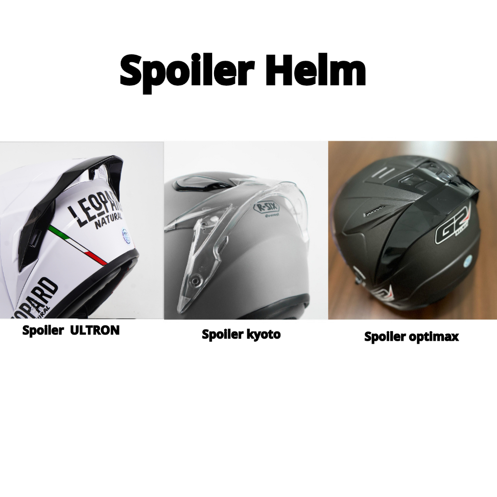 Jual Spoiler Helm Ultron Kyoto Optimax | Shopee Indonesia