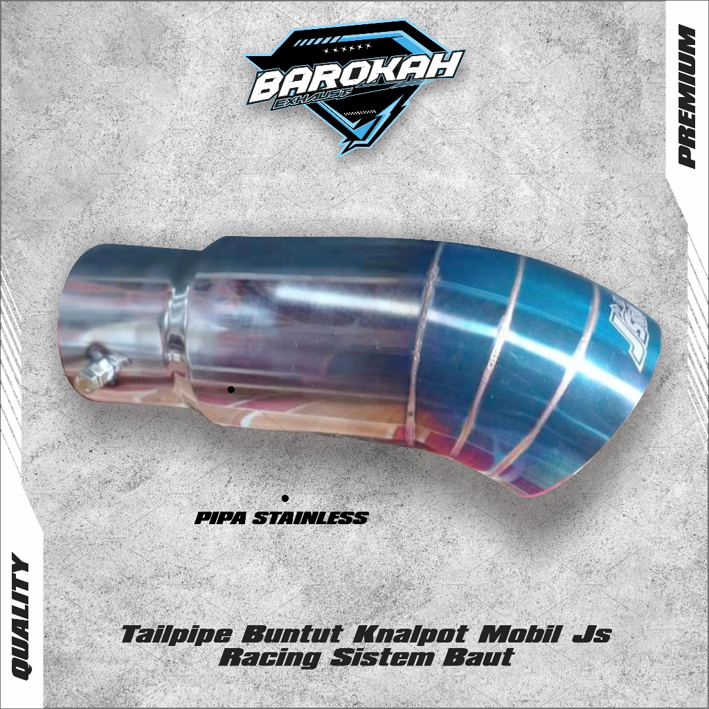 Jual Tailpipe Buntut Knalpot Mobil Js Racing Sistem Baut | Shopee Indonesia