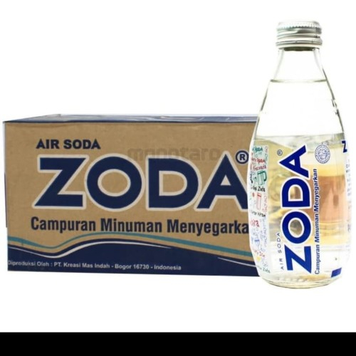 Jual ZODA AIR SODA 250ML KEMASAN BOTOL BELING, 1 KARTON CAMPURAN ...
