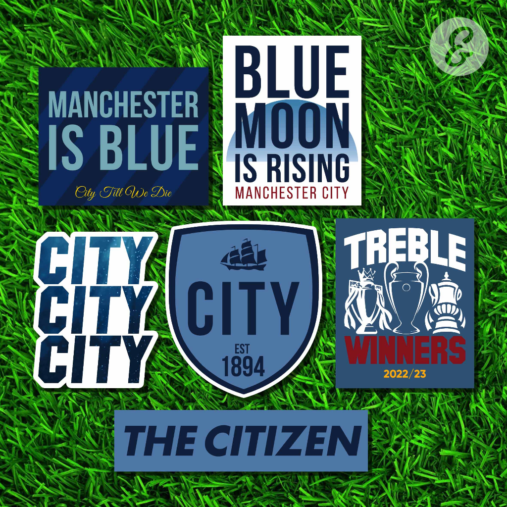 Jual Sticker Klub Bola Manchester City Terlengkap | Shopee Indonesia