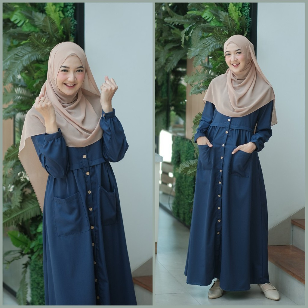 Jual Gamis Terbaru Zihan Dress Gamis Remaja Casual Gamis Wanita Syar'i ...