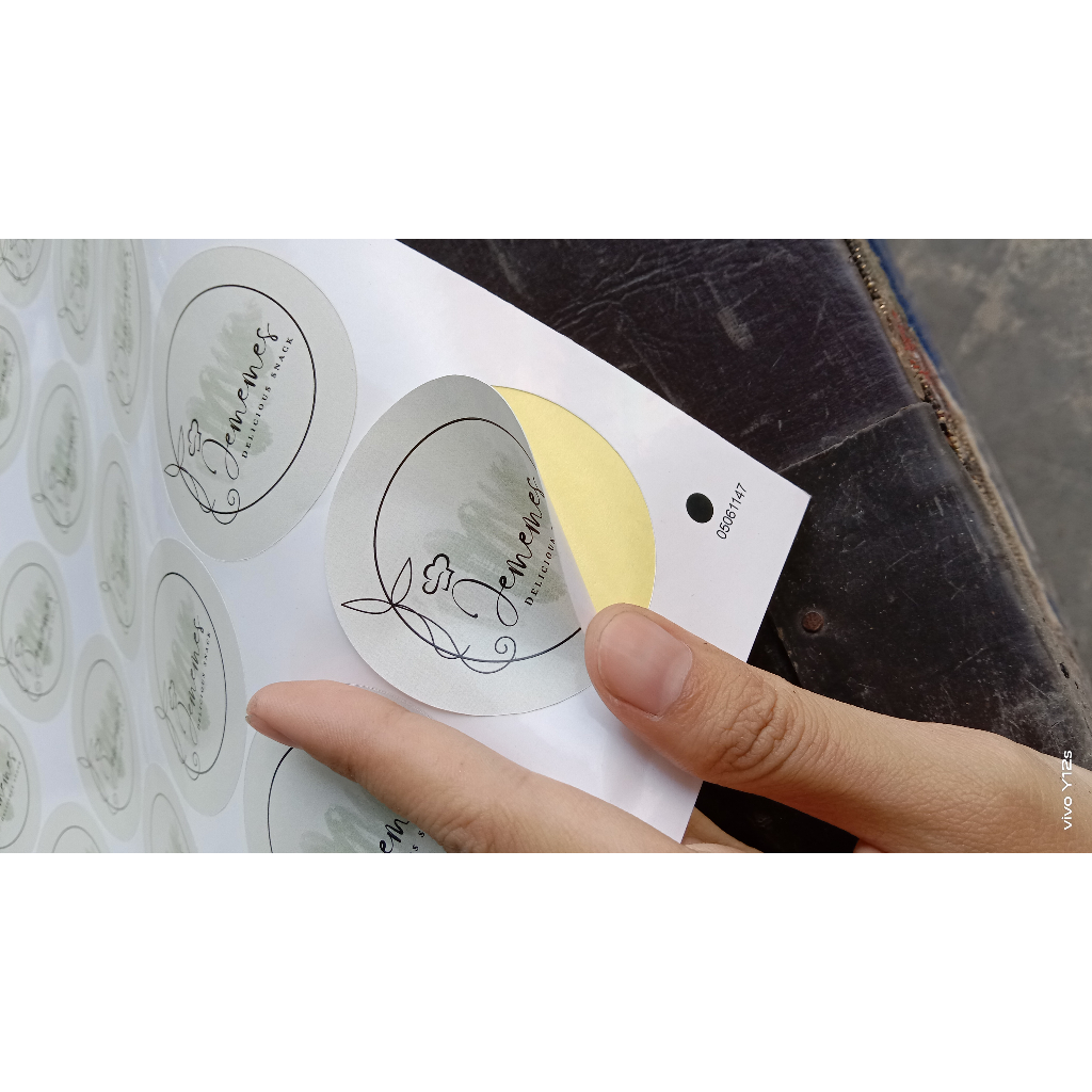 Jual Sticker Thank You Custom Nama & Nomor // Sticker Makanan ( Sticker ...