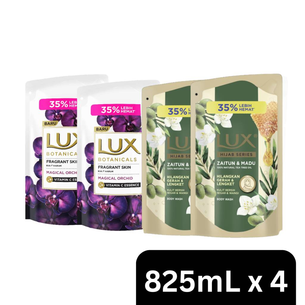 Jual [Bundle] Buy 2 Lux Hijab 825ml & 2 Lux Magical Orchid 825ml | Shopee Indonesia
