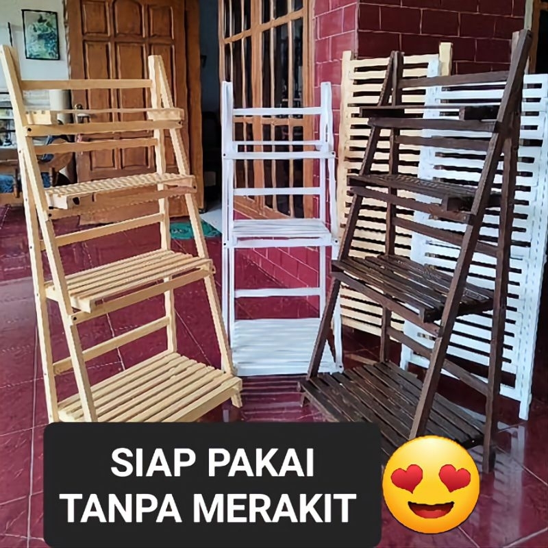 Jual rak sepatu / rak susun / rak bunga / rak display / rak tingkat ...