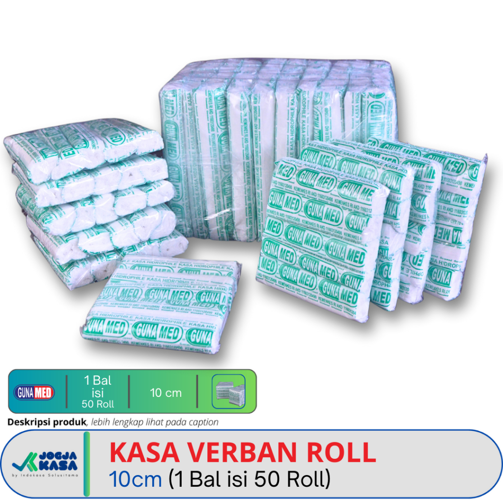 Jual Kasa Verban Roll 10 Cm (isi 50 Roll) | Shopee Indonesia
